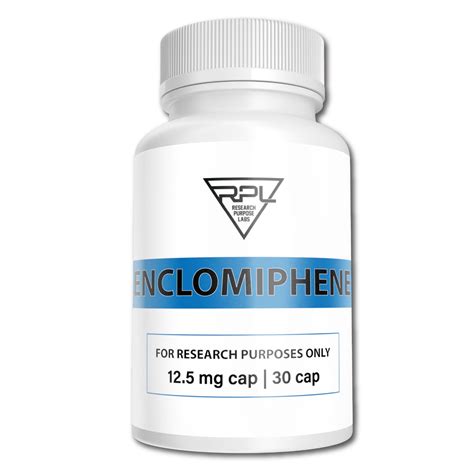 Enclomiphene Citrate Research Chemical 30 Cap Rpl