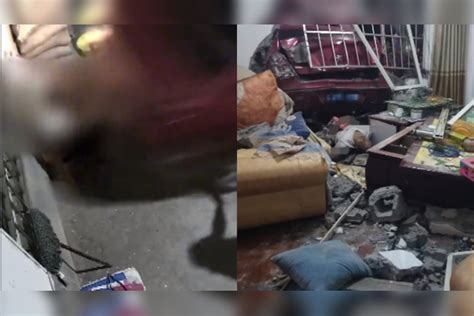 女司机倒车将油门当刹车，将房屋道场乘凉病人，撞至房屋墙内身亡