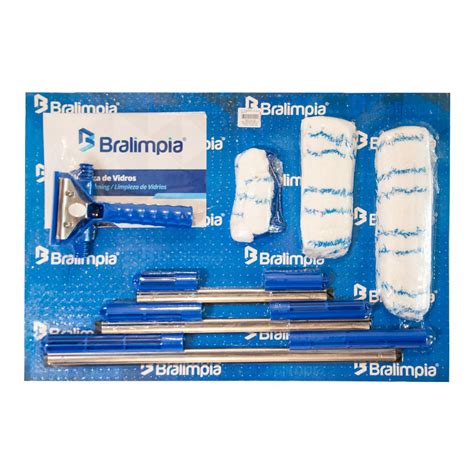 Kit Limpa Vidros Combinado Bralimpia Essenza Produtos De Limpeza