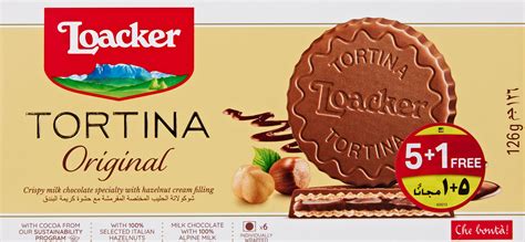 Loacker Tortina Original Wafers 21 Grams Promo Pack Of 6 Amazon Ae Grocery