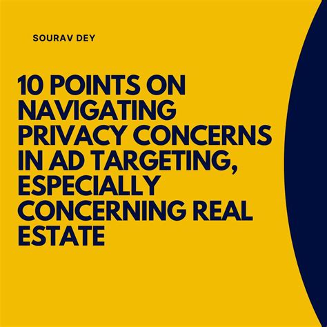 Sourav Dey On Linkedin 10 Points On Navigating Privacy Concerns In Ad