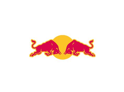 Isologo De La Marca Red Bull Los Dos Toros Enfrentados Transmiten Un
