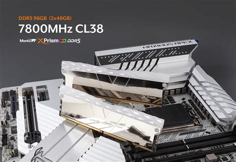 V Color Achieves Unprecedented Speed With 96gb 2x48gb Ddr5 7800 Cl38 With Manta Xprism Series