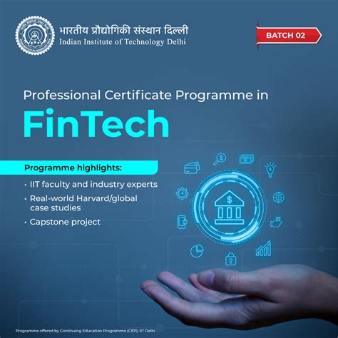 2nd online cep programme titled professional certificate programme in
