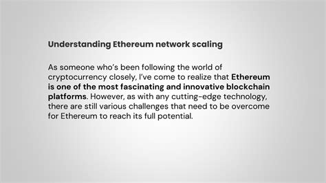 Ppt How Is Ethereum Scaling The Network Nodes And Security