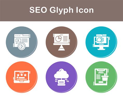 SEO Vector Icon Set 21506161 Vector Art At Vecteezy