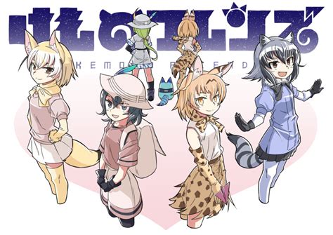 Serval Kaban Common Raccoon Fennec Lucky Beast And More Kemono Friends Drawn By Kazh