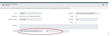 Service Graph Connector For Microsoft Sccm Updatin Servicenow Community