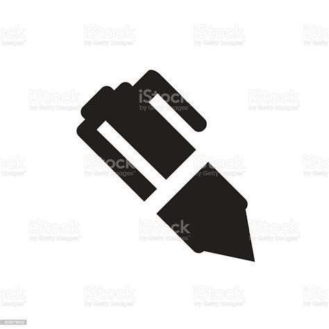 Pen Vector Icon Stock Illustration Download Image Now Computer