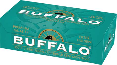 Buffalo Menthol Hülsen x er für