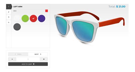 visual product configurator modern skin orion