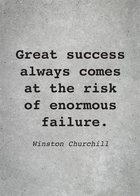 W Churchill Quote L032 Poster Picture Metal Print Paint By Go