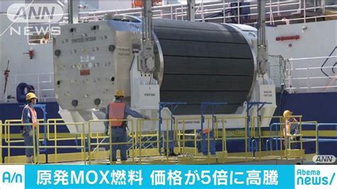 原発で使うmox燃料の価格が約5倍に 1体10億円超
