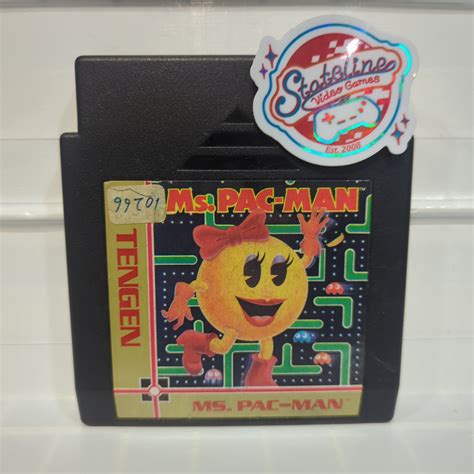 Ms Pac Man Tengen Nes Stateline Video Games Inc