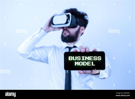 Conceptual Caption Business Model Business Concept Model Showing How A Company Operates To