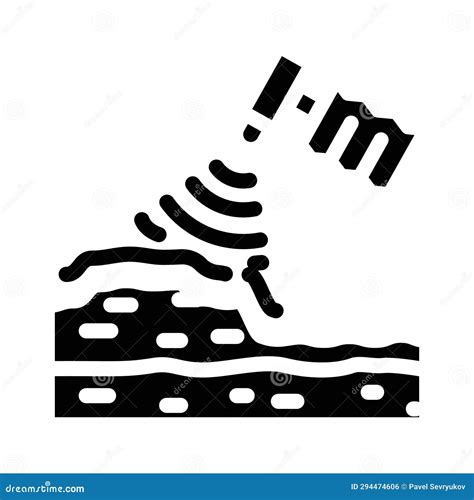 Geotechnical Analysis Hydrogeologist Glyph Icon Vector Illustration