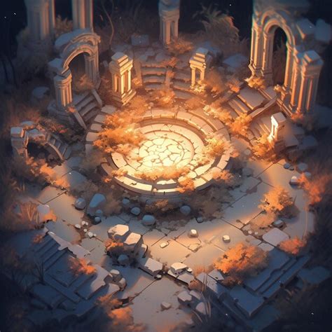 Premium Photo Stylized Game Environment