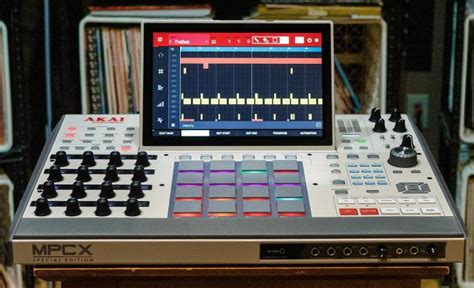Akai MPC X SE Special Edition Retro Color Stand Alone Music Production Center with Multi-Touch ...