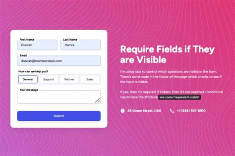 Set Field To Required When Visible Webflow