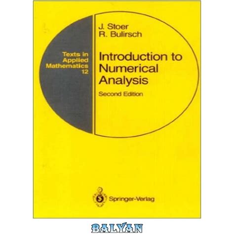 خرید و قیمت دانلود کتاب Introduction To Numerical Analysis ترب