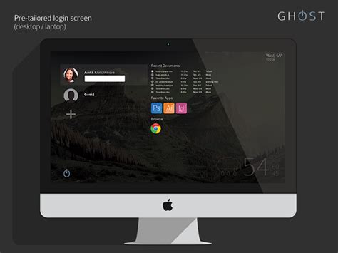 Ghost Operating System Behance