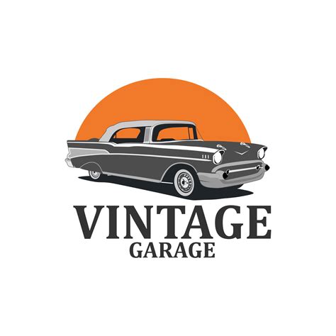 Vintage Garage Logo Vector 13649903 Vector Art At Vecteezy
