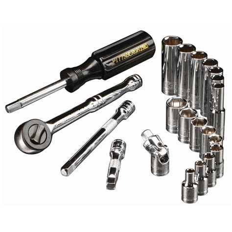 1 4 In Drive Metric Socket Set 21 Piece