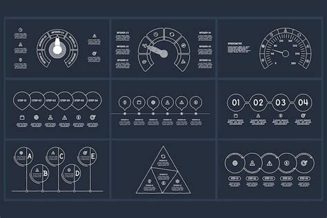 Premium Vector Set Doodle Concept For Infographic With 4 5 6 7 Steps
