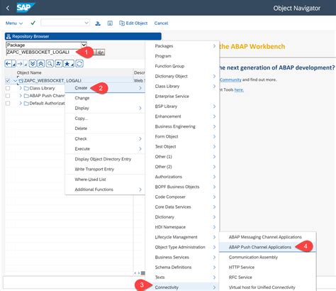 APC ABAP Push Channel Web Socket Logali Group