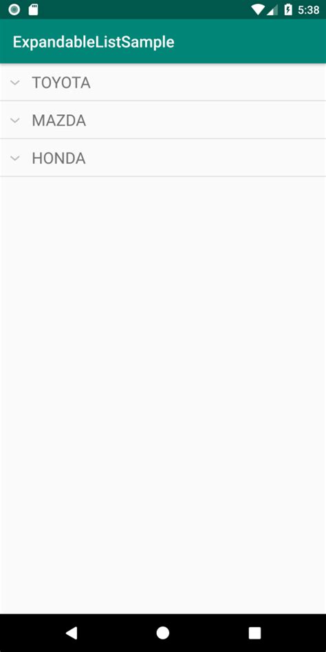 Android 折り畳みリストExpandableListViewを使う fineblue206 net