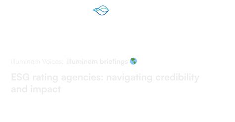 Esg Rating Agencies Navigating Credibility And Impact Illuminem
