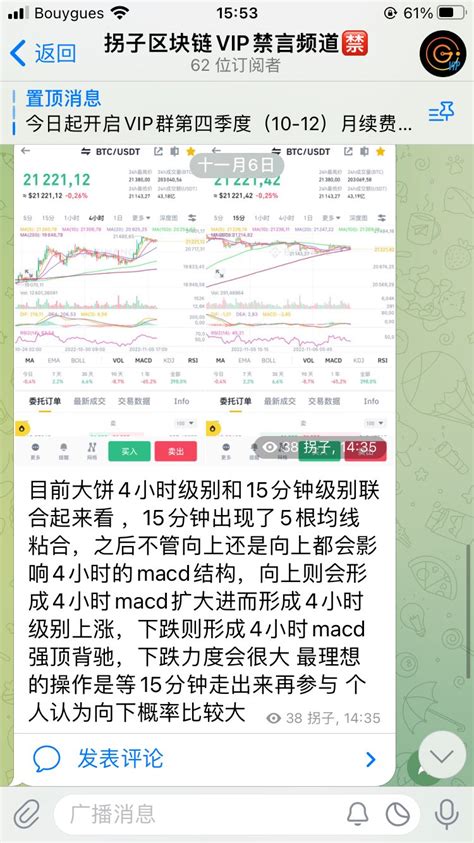 拐子的区块链频道 On Twitter 6号的vip群就提醒了大家大概率会形成4小时级别强顶背驰 来的还真快 哈哈哈 T