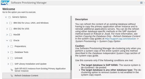 Custom Database Refresh Oracle With Sap Landscap Sap Community