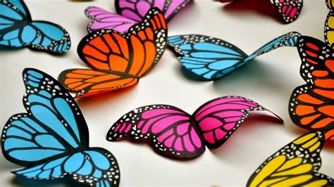 How To Make Paper Craft Butterfly Pin On Diy