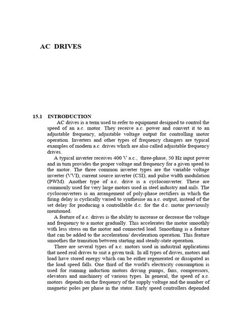 10 Tutorial Of Induction Motor Pdf Power Inverter Electric Motor