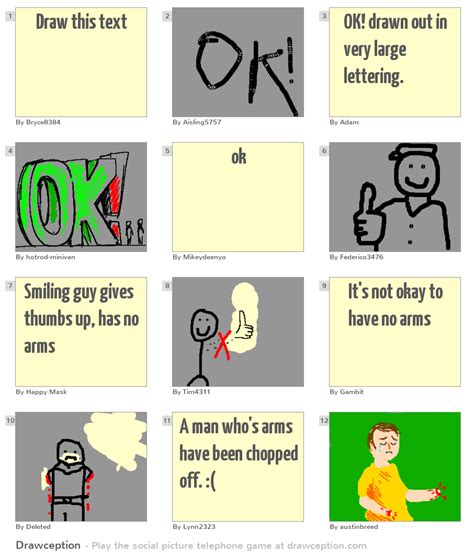 draw this text drawception