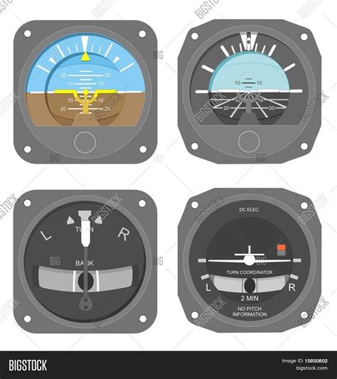 Aircraft Instruments Vector And Photo Free Trial Bigstock