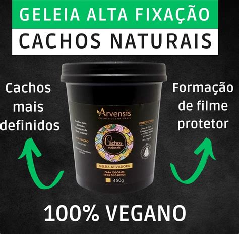 Kit Arvensis Cachos Masc x Geleia Alta g Óleo Tec Oil