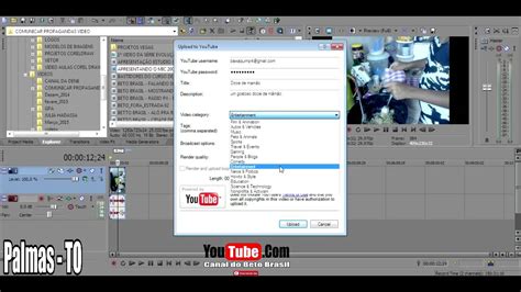 SONY VEGAS PRO 11 TUTORIAL PRODUZINDO VÍDEO E FAZENDO Upload DIRETO