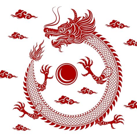 Chinese Dragon Circle