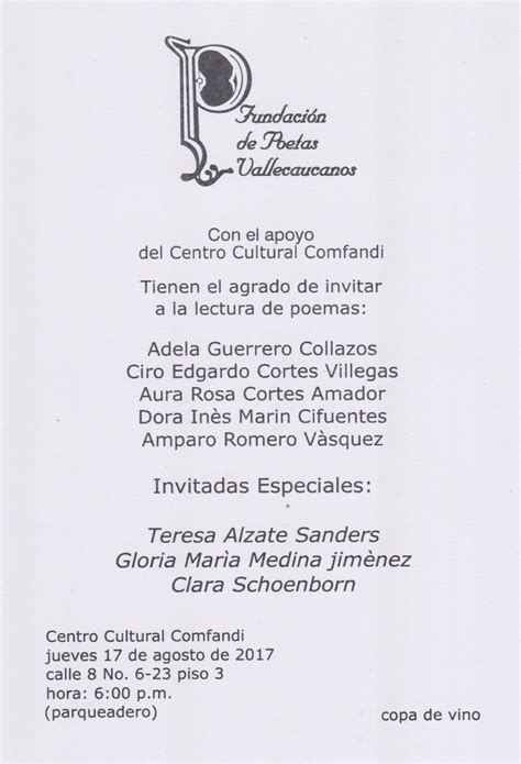 Noti Poemas Telepolvero Fundaciòn de Poetas Vallecaucanos Imàgenes