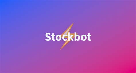 Stockbot A Hugging Face Space By Decodingdatascience
