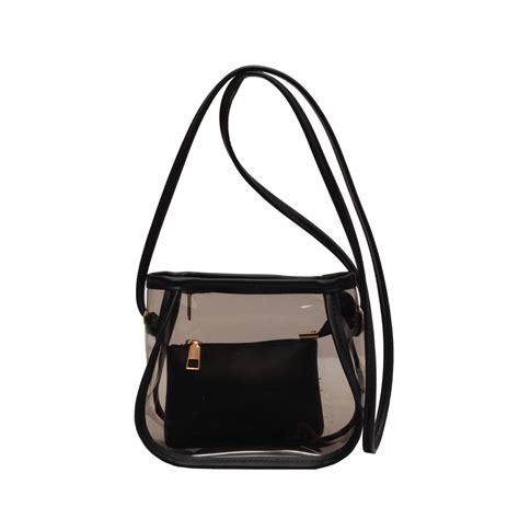 Stadium Approved Clear Crossbody Bag Accessible Fashion For Sports