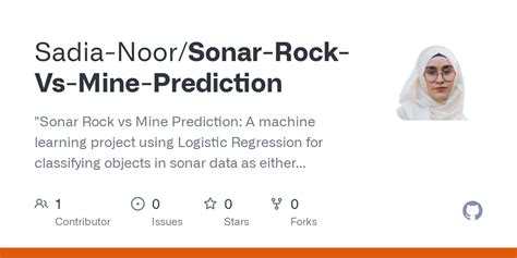 Github Sadia Noorsonar Rock Vs Mine Prediction Sonar Rock Vs Mine Prediction A Machine