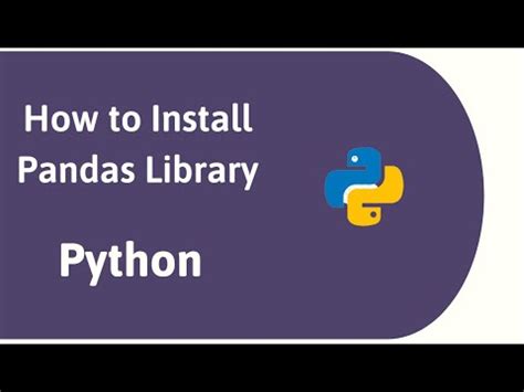 How To Install Pandas In Python Idle