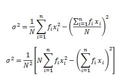 Standard Deviation Formula For Sample And Population Derivation