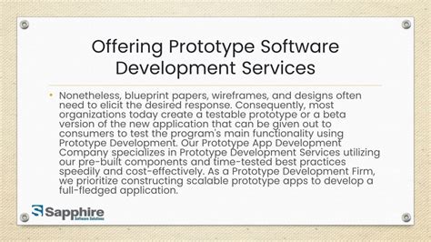 Ppt Prototype Development Services Powerpoint Presentation Free