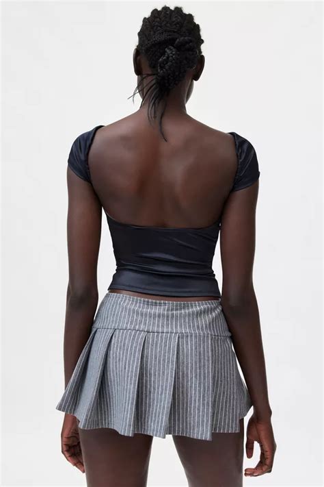 Uo Pleated Kilt Micro Mini Skort Urban Outfitters