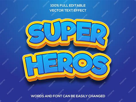 Vector De Efecto De Texto Editable 3d Vector Premium