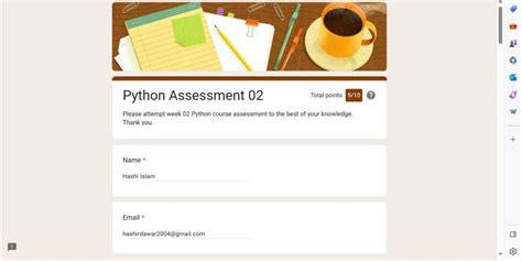 Passed Python Course With 9 Points Hashir Islam Posted On The Topic
